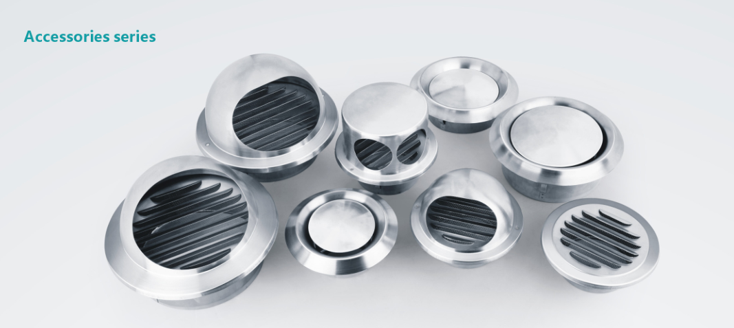 Outside Wall Inlet/Outlet Grill(Bull-nose type)